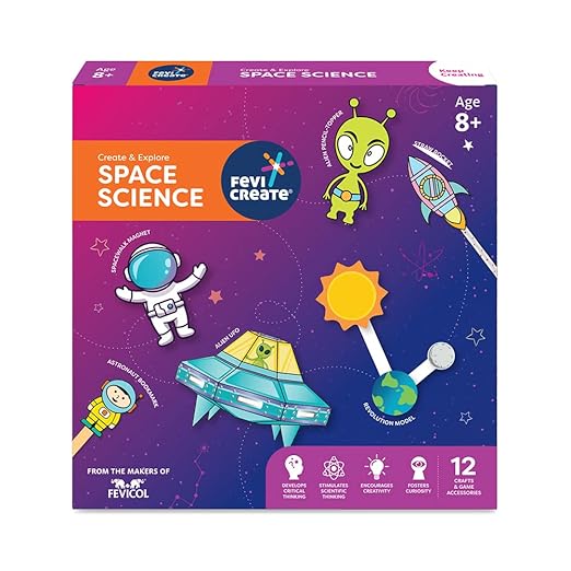 Space Science Art & Craft Kit – Fevicreate